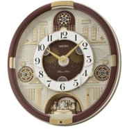 Seiko Glittering Starry Night Melodies in Motion Musical Clock, Quartz ...