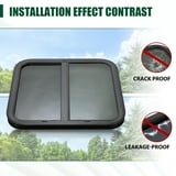 "Kojem RV Teardrop Window 24""x 22"", Universal, Horizontal Sliding ...