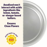 Wilton Performance Pan Aluminum 4" Round Cake Pan 2" Depth Layer Cake ...