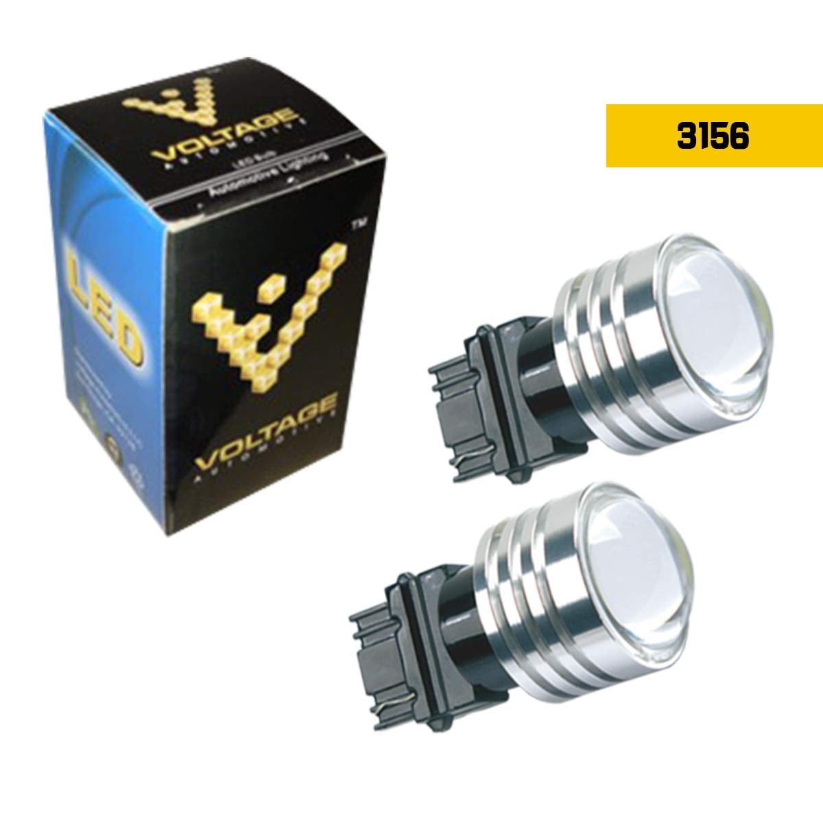 Voltage Automotive 3156 LED Bulbs With Fisheye Lens Automotive Brake ...