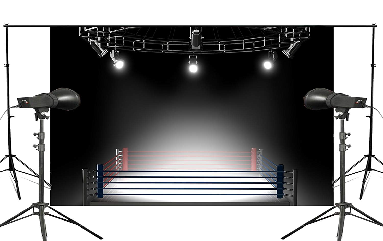 ABPHOTO Polyester Exquisite Dark Environment Flashing Light Shot Under ...