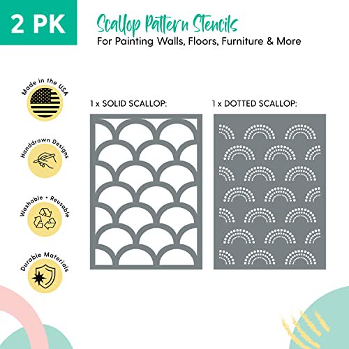 Old School Scallop Paint Patterns