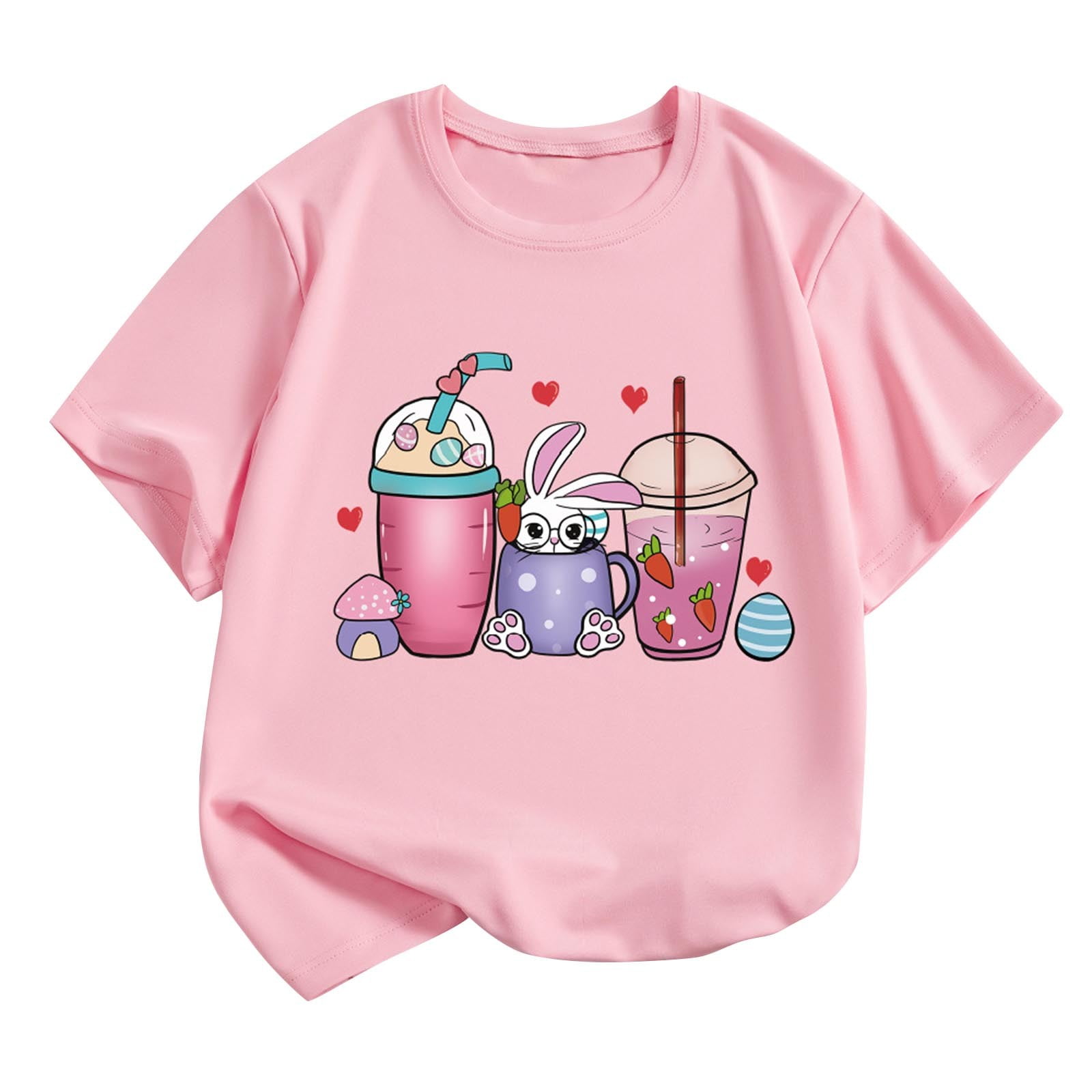 Click here for Tauxra Boys Easter Rabbit Print Short Sleeve T Shi... prices