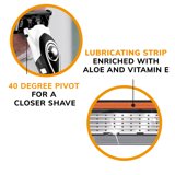 BIC Flex 5 Refillable Razors for Men, Long-Lasting, 5-Blades, 1 Handle ...