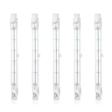 4 X Halogen J Type 500W 500 Watt T3 120V R7S 118MM Double Ended Bulb ...