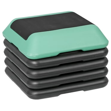 ZENSTYLE 43'' Adjustable Fitness Stepper with 4 Risers, Aerobic ...