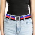 Buckle-Down Belt, Seatbelt Buckle Belt, Flag Polyamorous Pi Symbol Blue ...