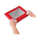 Etch A Sketch Original Drawing Doodle Toy with Retro Red Frame and ...