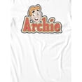 Archie Logo Head Graphic Short Sleeve T-Shirt for Men (White, S-XXXL ...