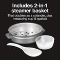 Rice Cooker and Food Steamer 6 Cups Cooked 3 Cups Uncooked Includes ...