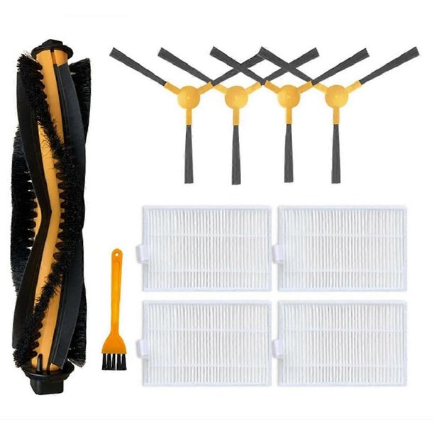 Reemplazo de cepillo lateral principal, filtro HEPA, trapeador, paño de ...