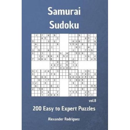 Samurai Sudoku Puzzles - 200 Easy to Expert Vol. 8 | Walmart Canada