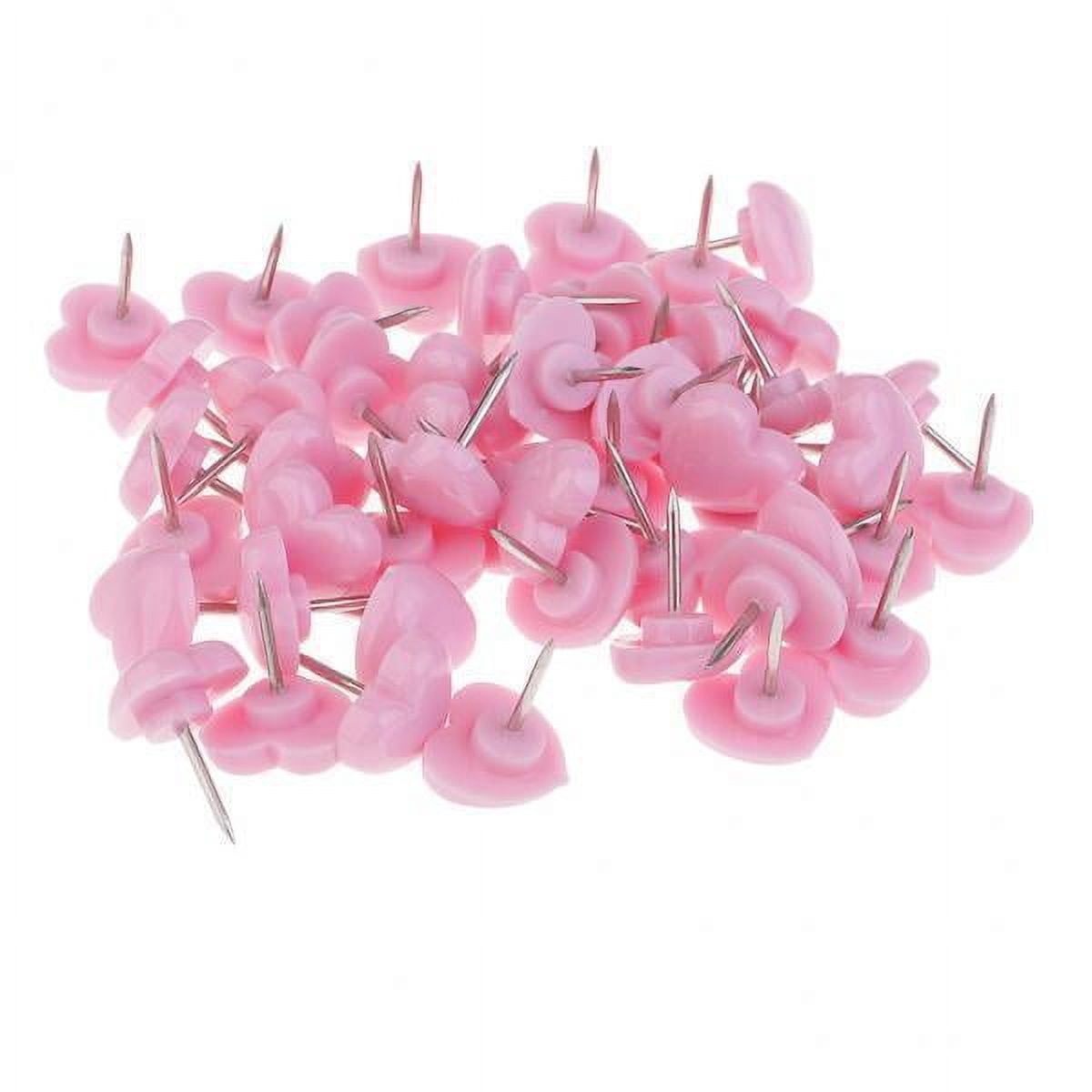 3x 50 Chinchetas con Corazón, Chinchetas de Dibujo, Chinchetas de ...