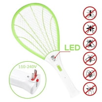 (2 Pack) Handheld Electric Bug Zapper Battery Powered Racket Assorted ...