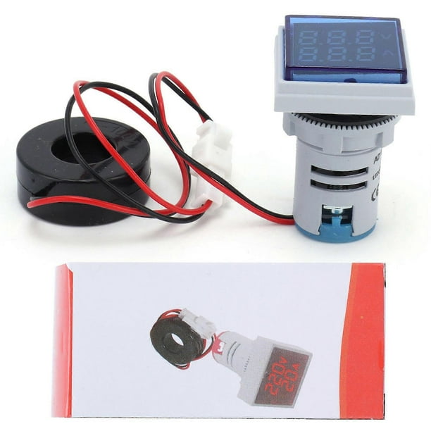 Current Signal Indicator Universal 2‑Display Square Lamp Light 60~500V ...