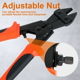 Heavy Duty Bolt Cutters 8 Inch Mini Bolt Croppers with Easy Grip ...