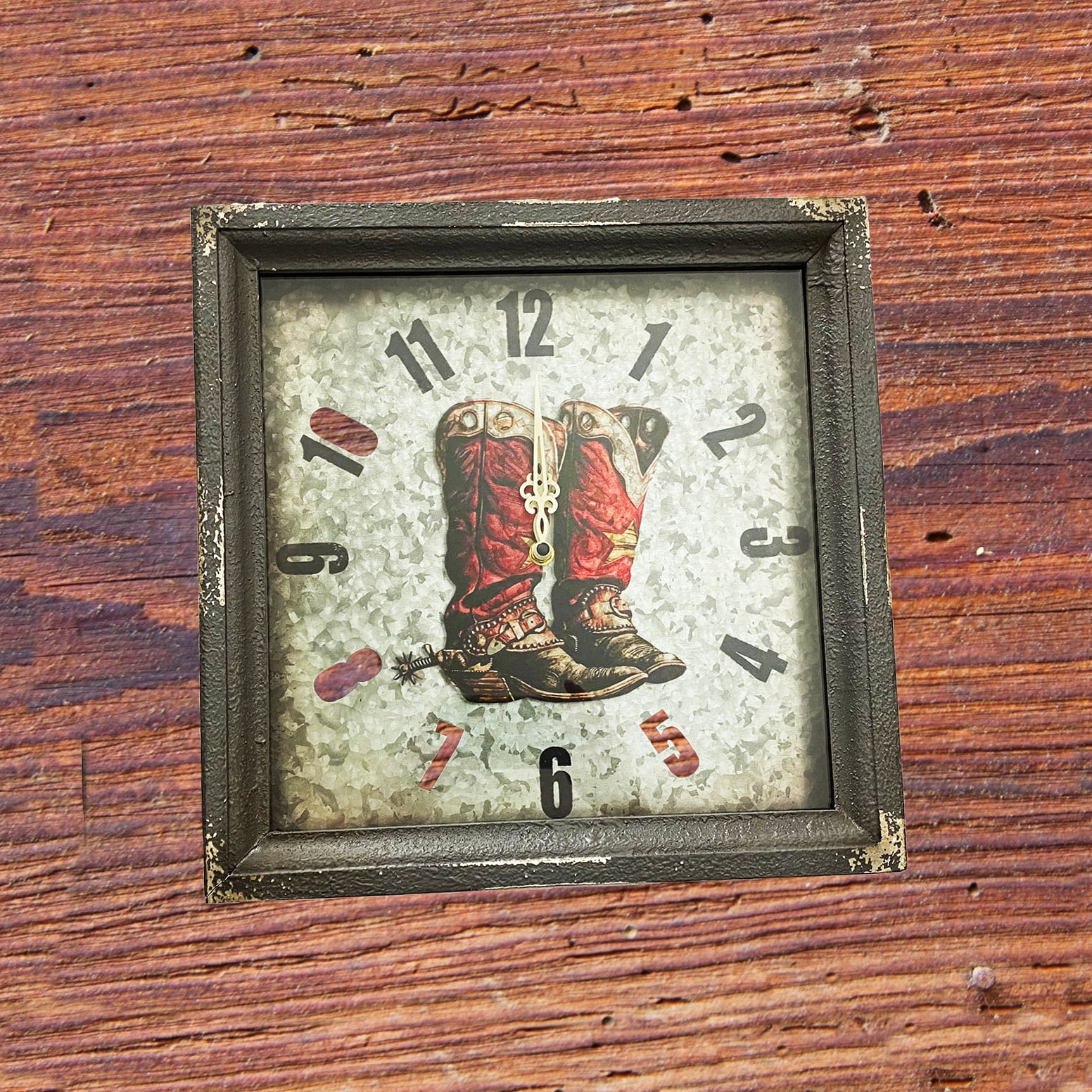 Western Country Cowboy Boots Wall Clock - Walmart.com
