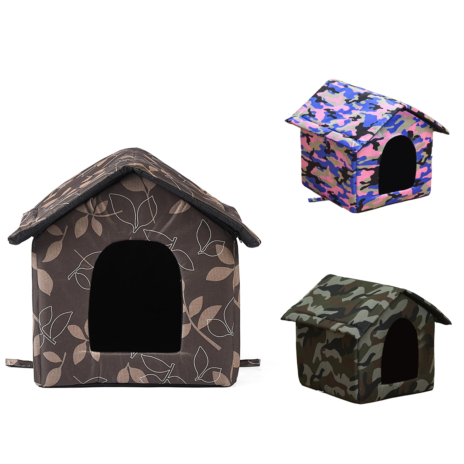 Walbest Small Footprint Pet Bed Weatherproof, Portable Dog House Indoor ...