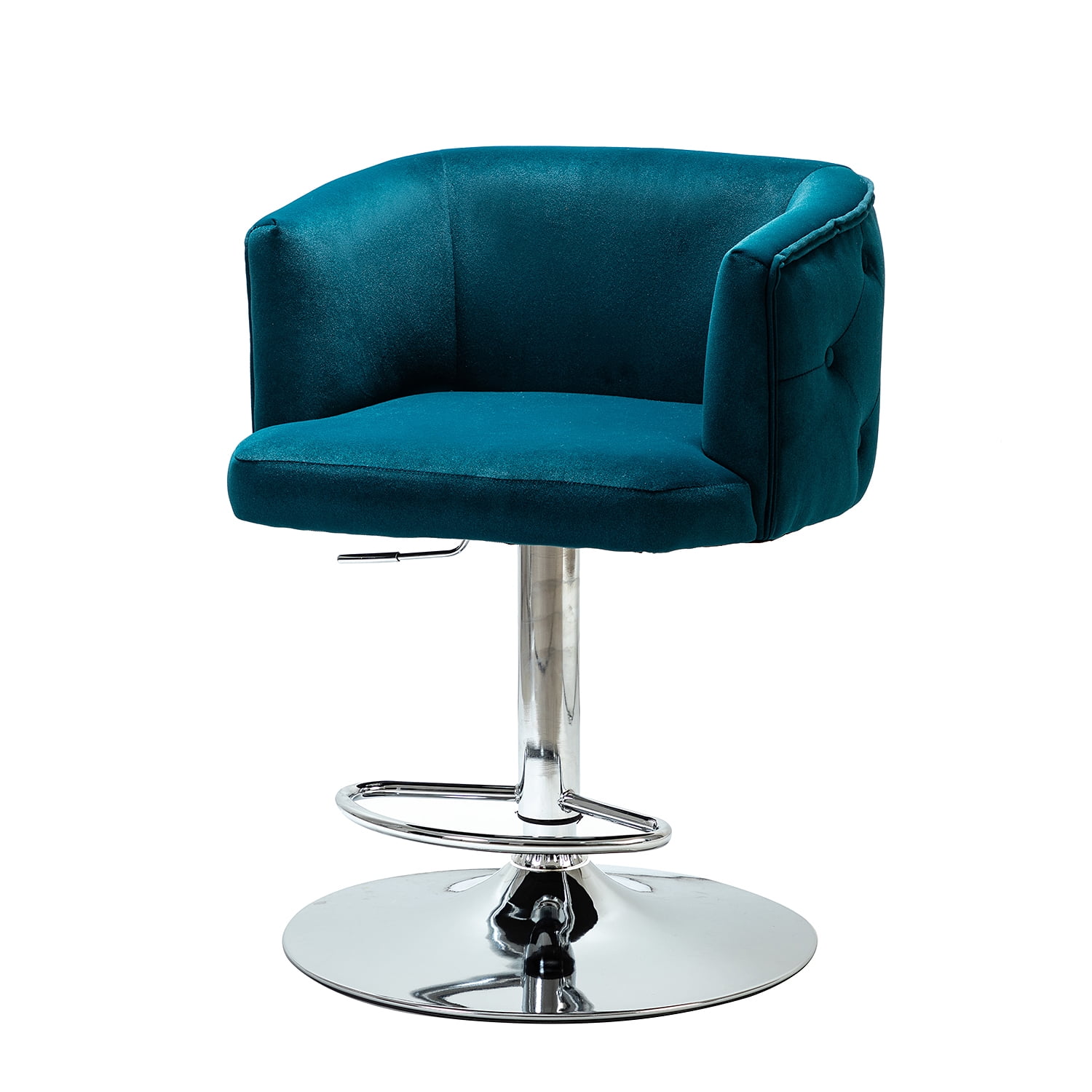 Swivel Adjustable Height Bar Stools with Metal Base, Counter Height Bar ...