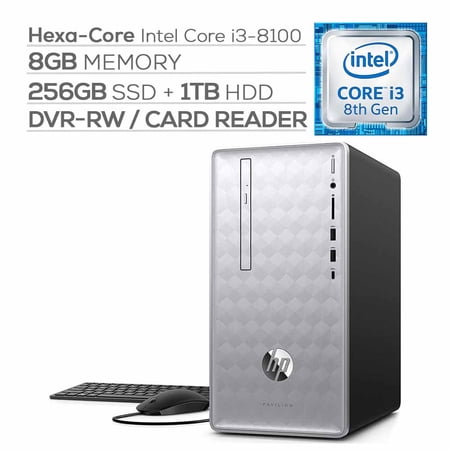 Refurbished HP Pavilion 590 Business Desktop Computer, Quad-Core Intel ...