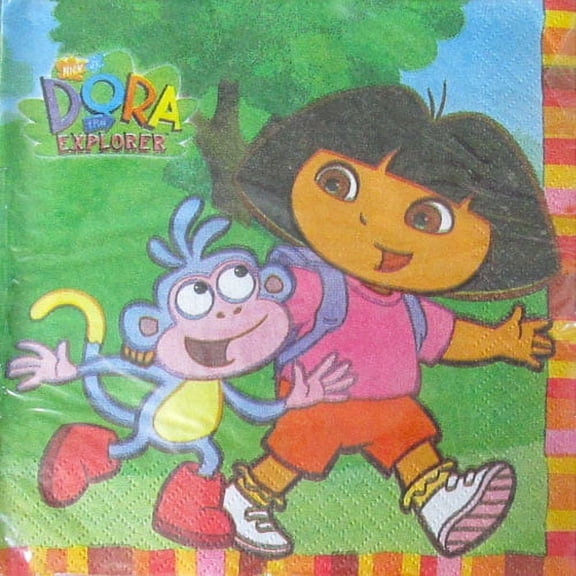 Dora the Explorer 'Fiesta' Lunch Napkins (20ct) - Walmart.com