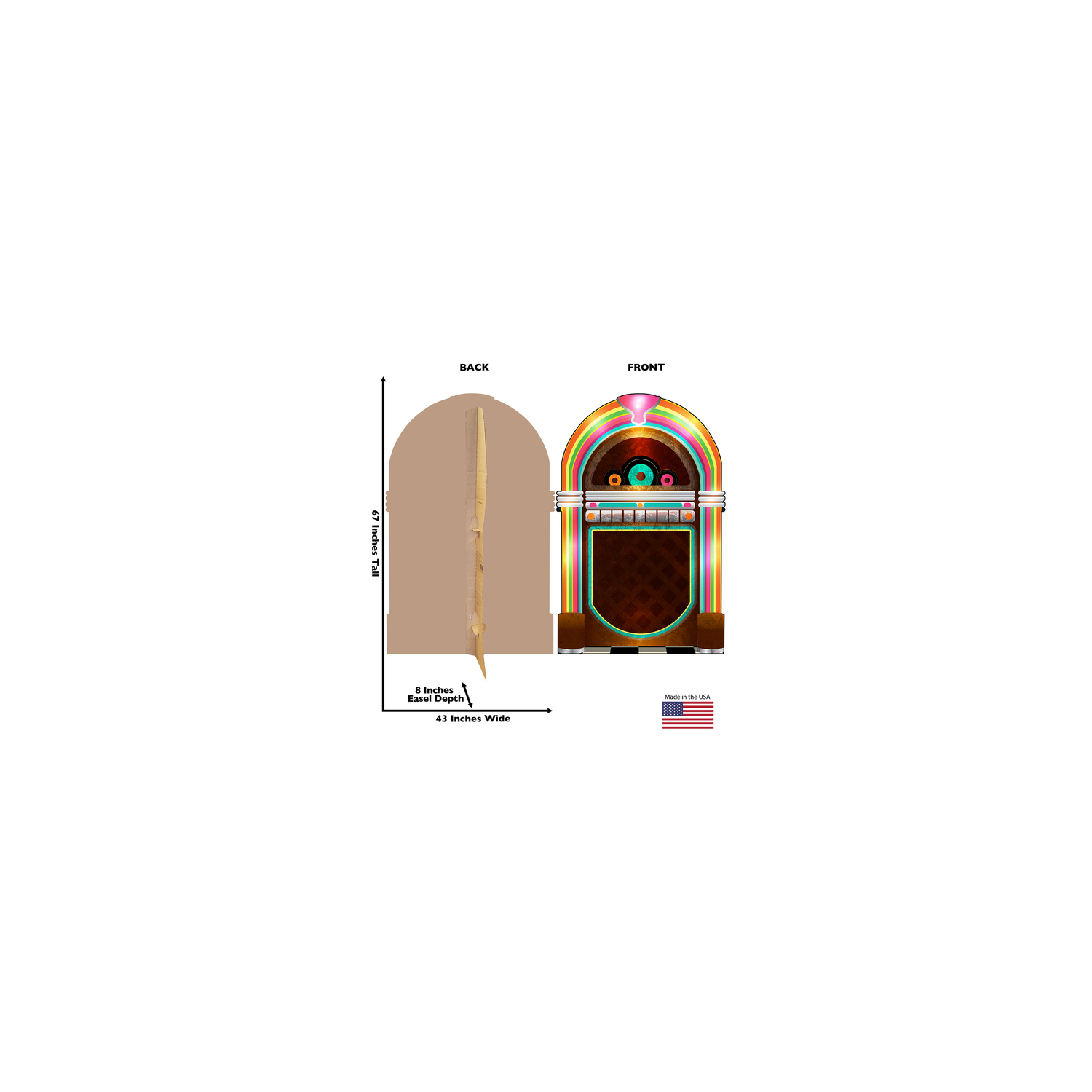 Advanced Graphics 50's Juke Box - Walmart.com