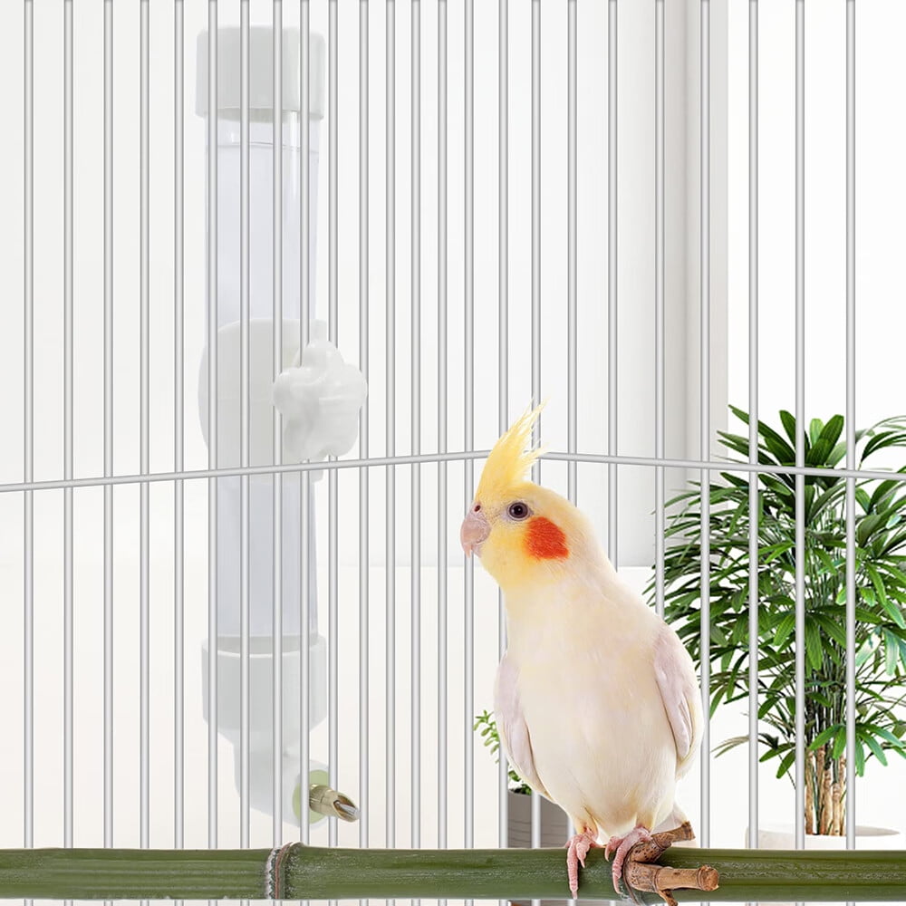 Bird Drinker Waterer Parrot Automatic Drinking Device for Parakeet ...