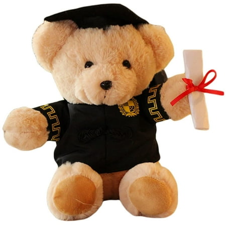 Graduation Gift 2021 Graduation Bear with Black Grad Cap and Diploma ...