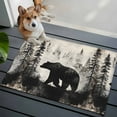 Entryway Rug 2'x3' Brown Bear Small Area Rug Non-Slip Front Door Mat ...