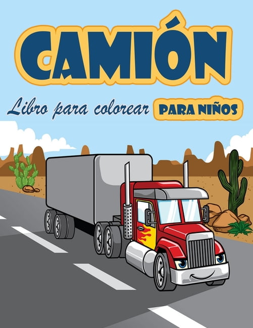 Libro para colorear de camiones para niños : Camiones de bomberos ...