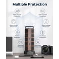 Power Strip Tower Surge Protector 1050J, 20 AC Outlets 6 USB Ports, 13A ...