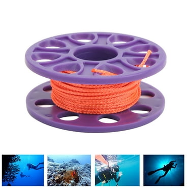 Scuba Diving Compact Finger Spool with Plastic Handle 65ft - Orange ...