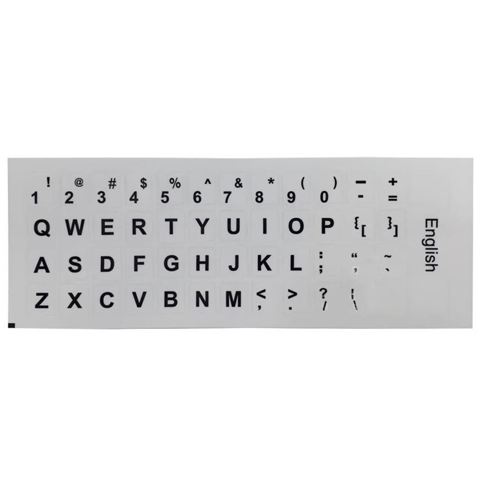 Replace Keyboard Sticker Letter Film English-letter Stickers for Tablet ...