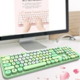 Mofii Sweet Keyboard Combo Mixed Color 2.4G Wireless Keyboard Set ...