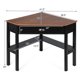 Costway Triangle Computer Desk Corner Office Desk Laptop Table w ...