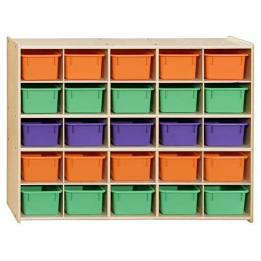 Multi-Storage with 10 Lime Green Trays - Walmart.com