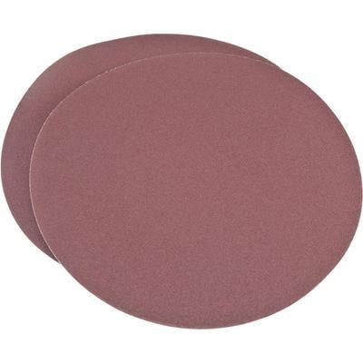2 Piece 12" 120 Grit Round Psa Stick On Abrasive Sanding Sandpaper Disc ...