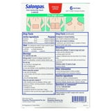Salonpas 8 Hour Pain Relief Patch with Camphor 3.1% & Menthol 6% for ...