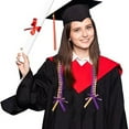 Graduation Ribbon Class of 2024 Handmade Braided Necklace Adjustable ...