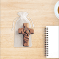 2D Flat Wooden Pocket Cross Ornament, Inspiring Spiritual Companion ...