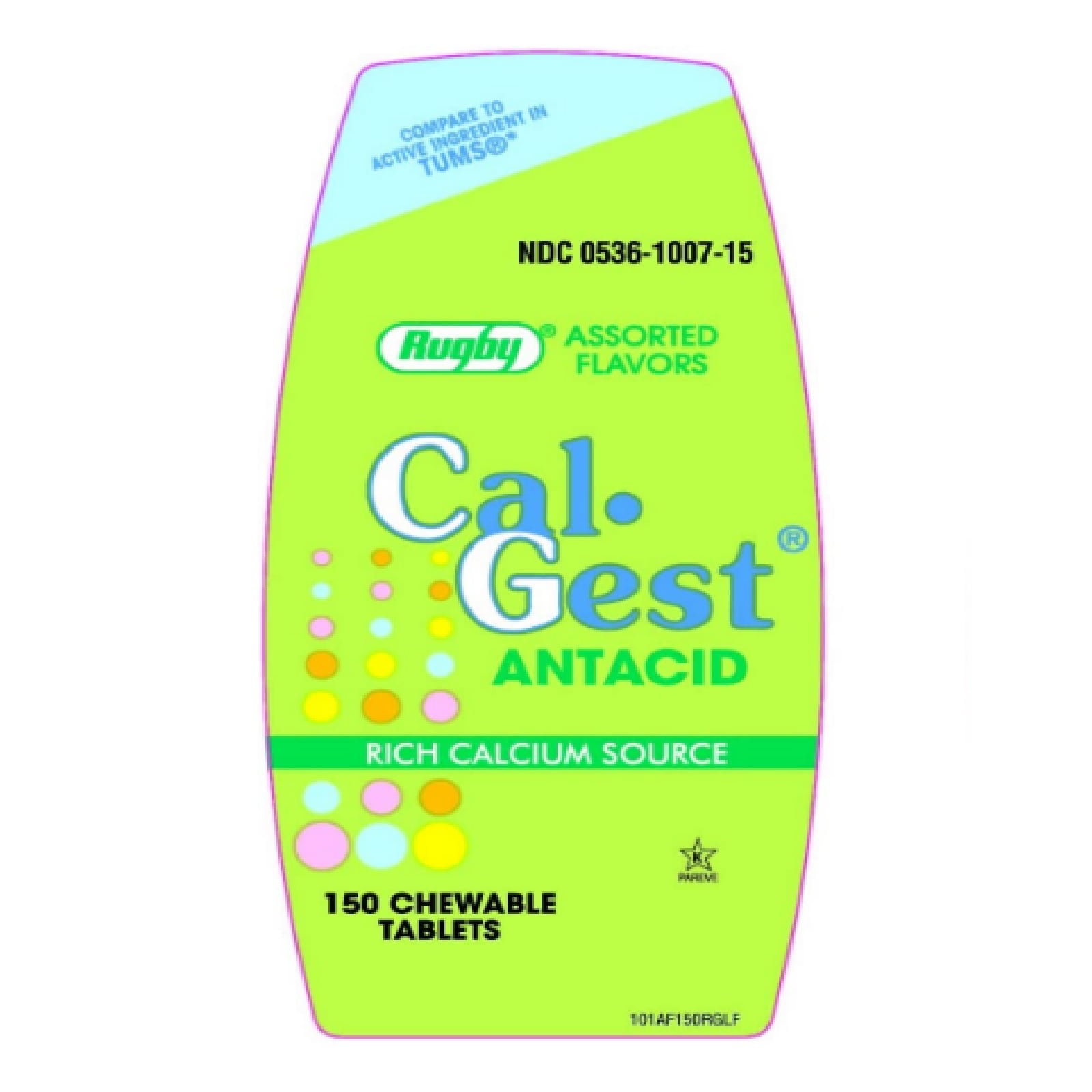 Buy Rugby Labs Gal Gest Combination Stomach Remedy 500 mg, 150 Ct ...