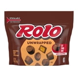 Rolo® Unwrapped Rich Chocolate Caramel Candy, 7.6 oz Resealable Bag for ...