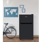 Emerson 3.3 Cu Ft 2 Door Compact Refrigerator Black - Walmart.com