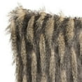 Safavieh Faux Pheasant Solid Plush Fur Pillow - Walmart.com