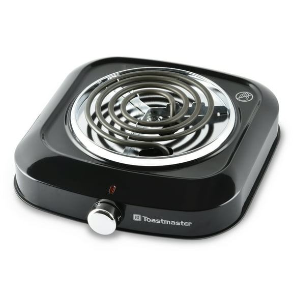Single Burner with Coil Top & Chrome Knob - Single Tabletop Burner with ...