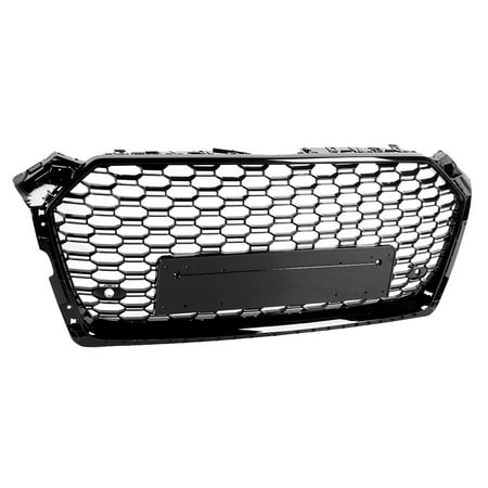 Mesh Grille Fitfor,Car for RS5 Style Front Grille R Style Mesh Grill ...