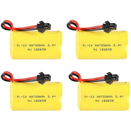 2 4V 700mah AA NI-CD Remote Control Car Battery Pack Electric Toys ...