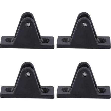 4Pcs Marine Deck Hinge Boat Bimini Top Fittings Hardware Set Flat Mount ...