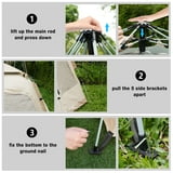 SUNOYAR 6-8 Person Tent for Camping, Camping Tent with Carry Bag ...