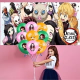 Demon Slayer Party Supplies Cake Topper Decor Banner Backdrop Tableware ...